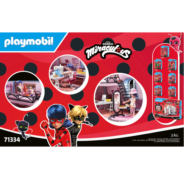Playmobil 71334 Miraculum Poddasze Marinette Biedronka i Czarny Kot ...
