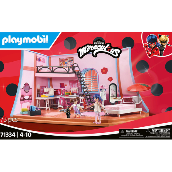 Playmobil 71334 Miraculum Poddasze Marinette Biedronka i Czarny Kot ...